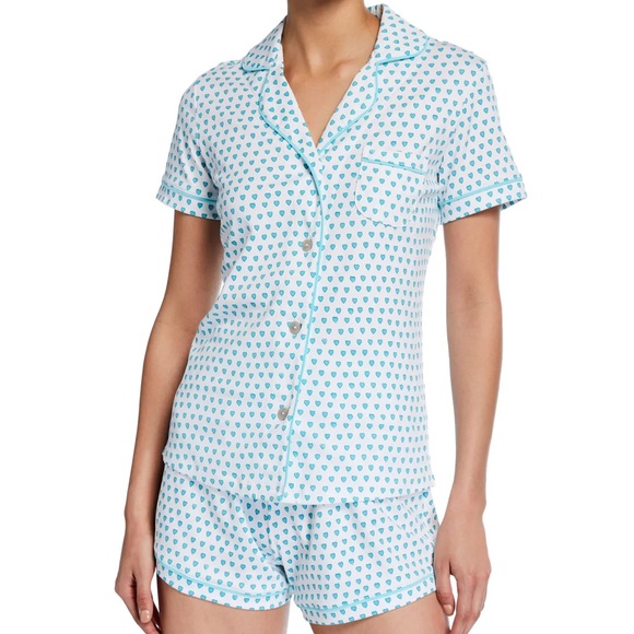 Roller Rabbit | Intimates & Sleepwear | Roller Rabbit Mint Hearts Polo ...